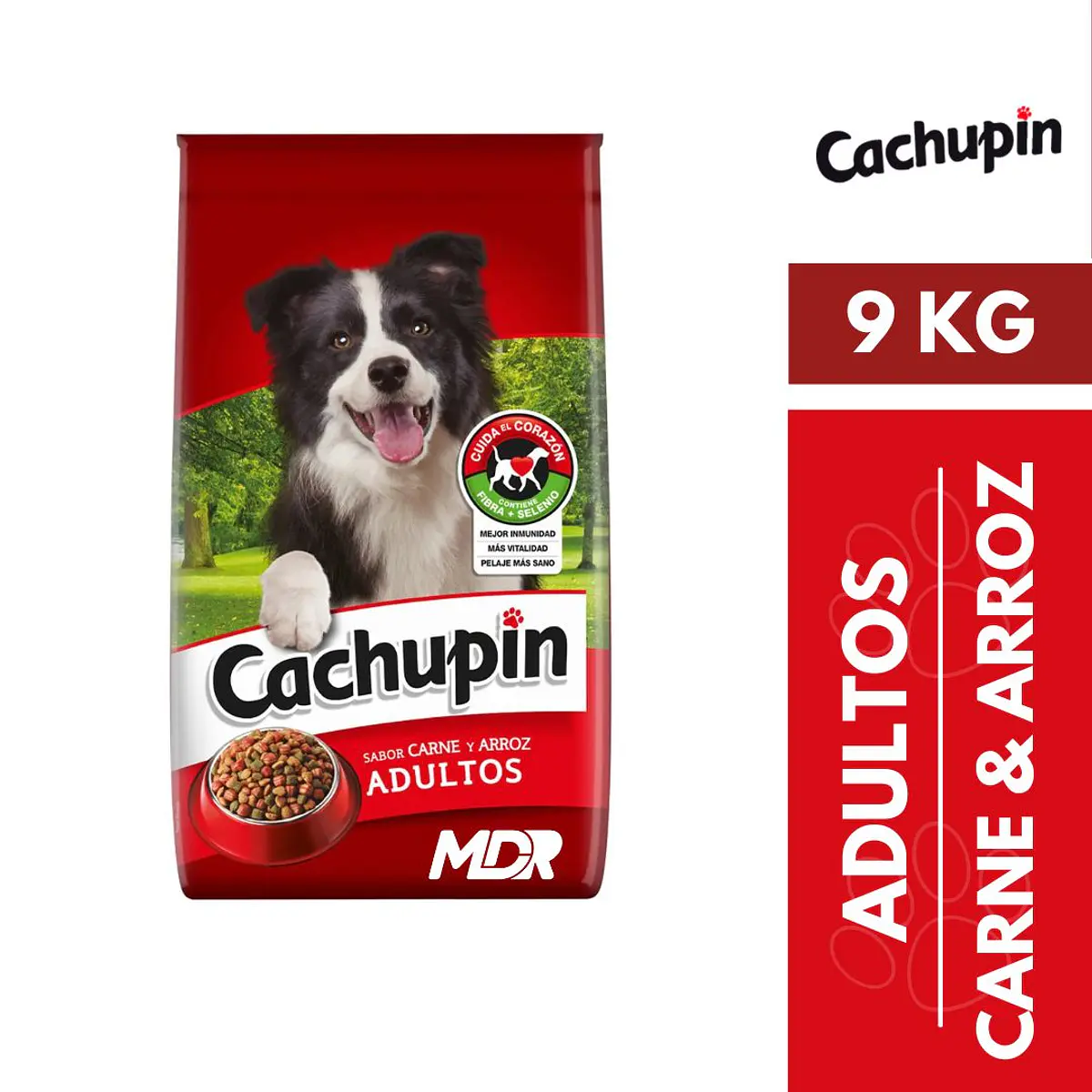 CACHUPIN ADULTO CARNE Y ARROZ 9 KG