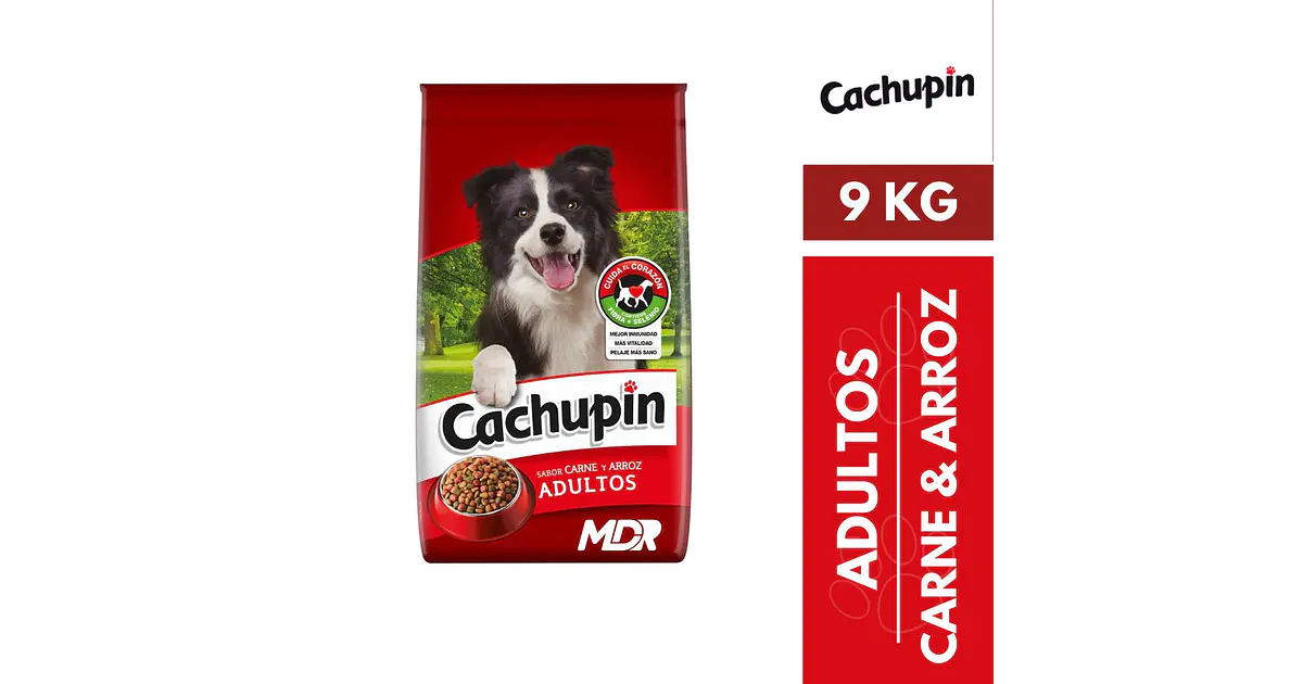 CACHUPIN ADULTO CARNE Y ARROZ 9 KG