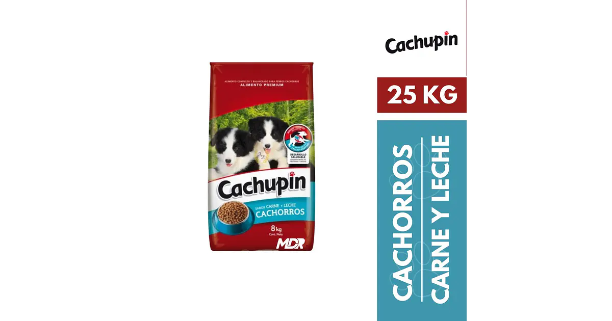 CACHUPIN CACHORRO CARNE Y LECHE 25 KG