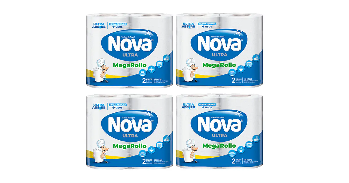 Toalla De Papel Ultra Megarollo (X4)