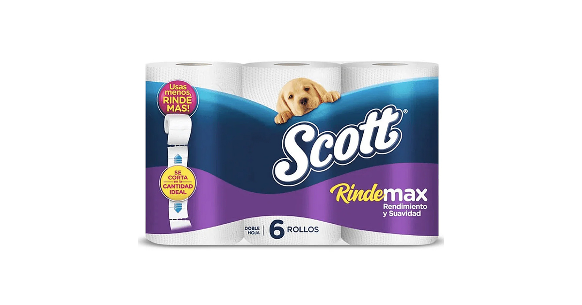 Papel Scott Rindemax 6X21 Metros