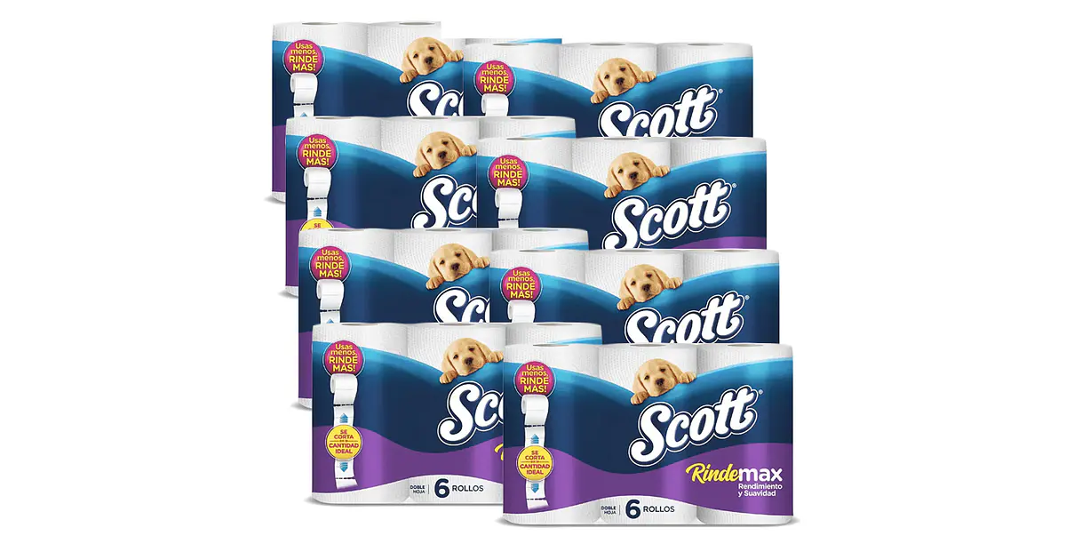 Papel Scott Rindemax 6X21 Metros (X8)