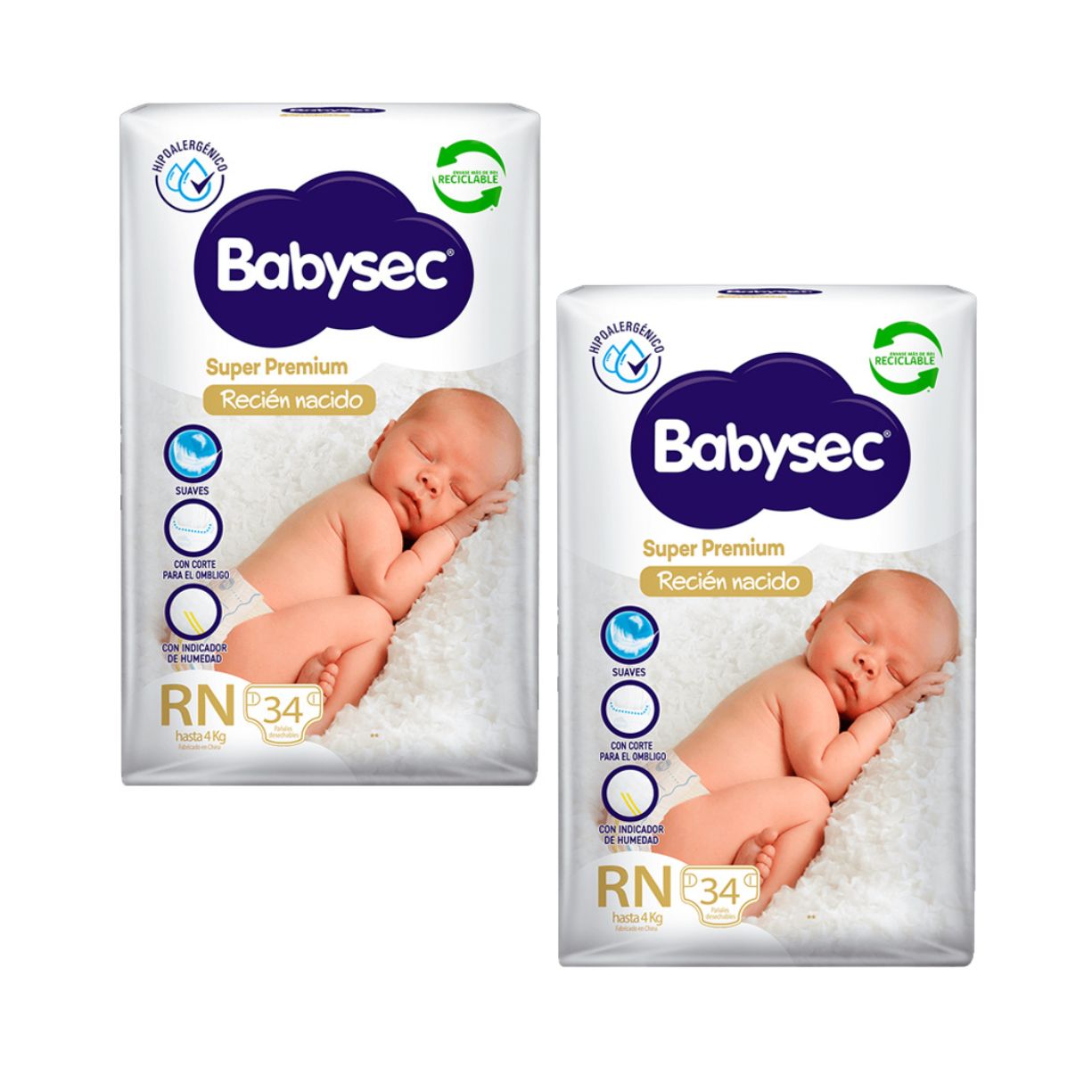 Pañal Babysec Super Premium Rn