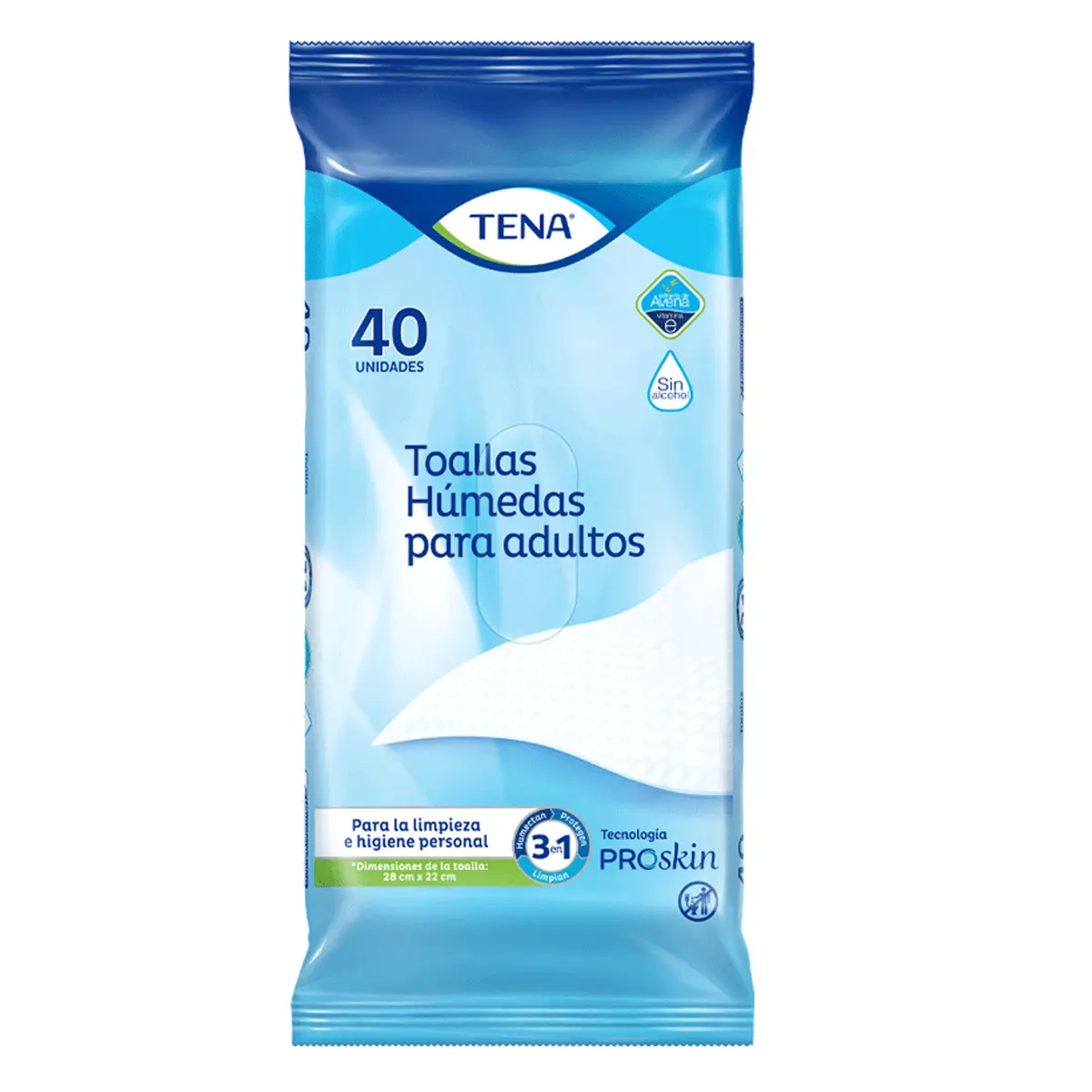 Toalla Húmeda Tena 40 Unidades | Distribuidora Pepito