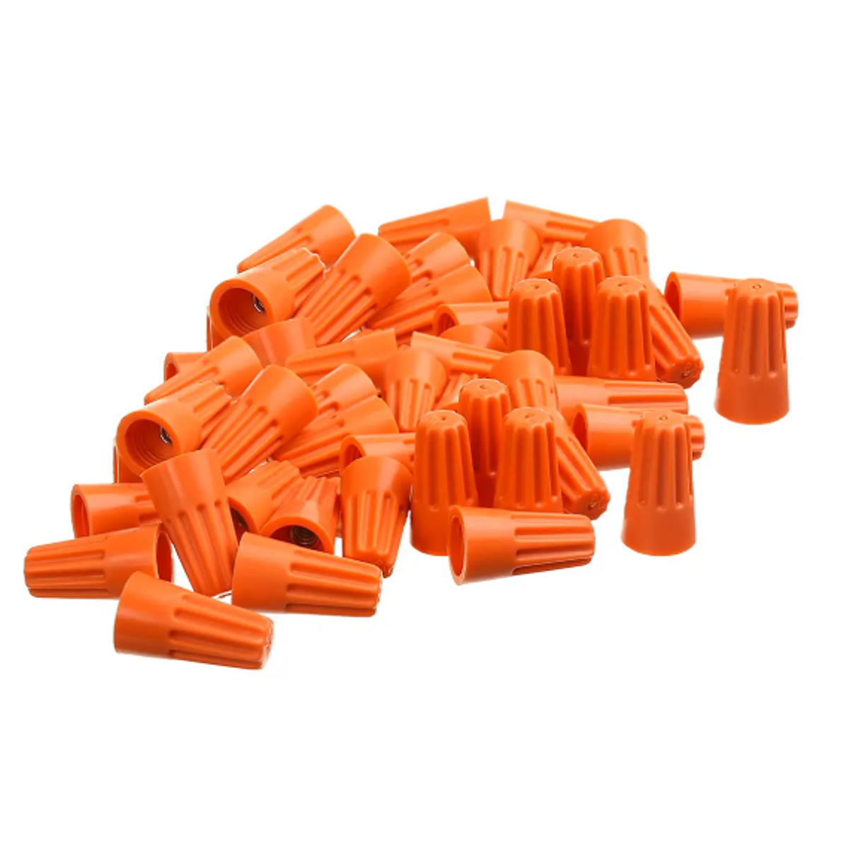 Conector Cónico Plastico Naranjo E-33 (Bolsa 100 Unidades)