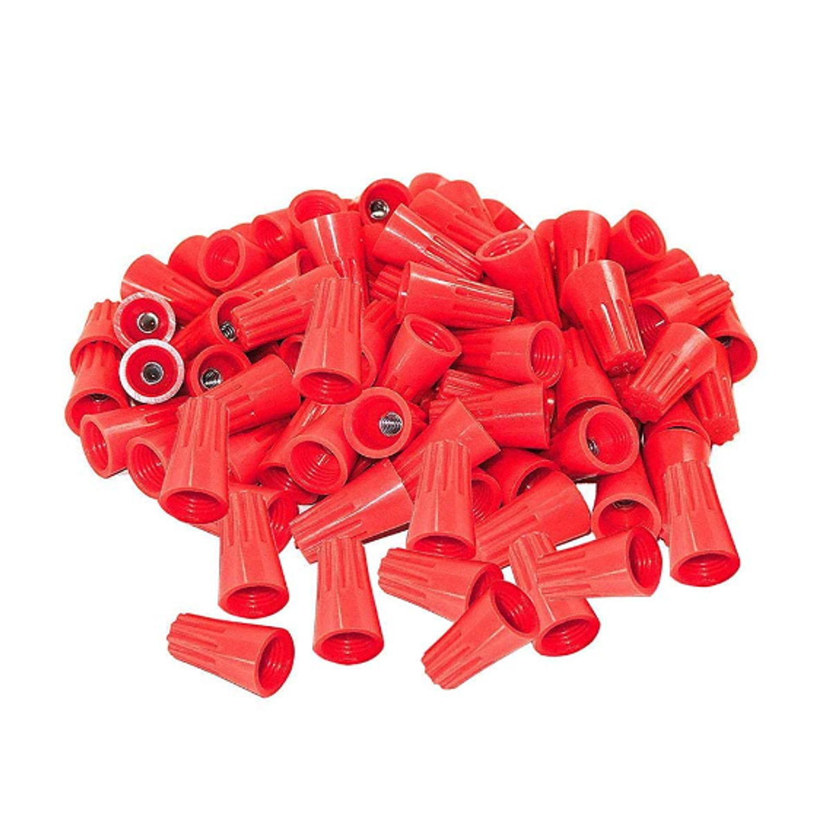 Conector Cónico Plastico Rojo 44 P7-6 (Bolsa de 100 Unidades