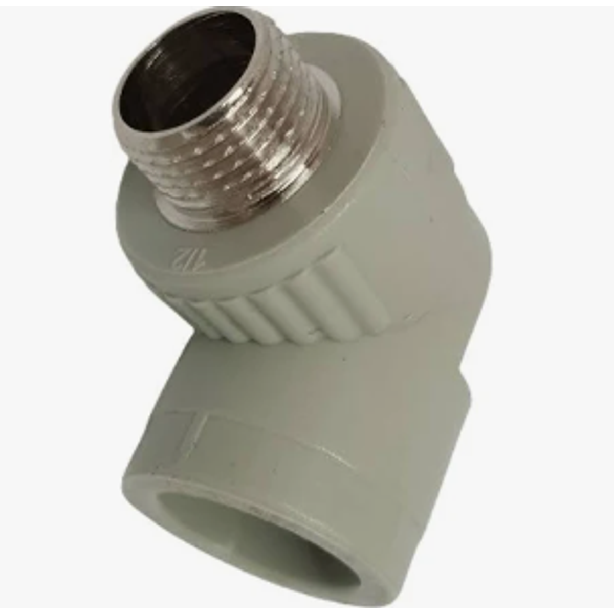 Codo PPR HE Metalico con Reducción