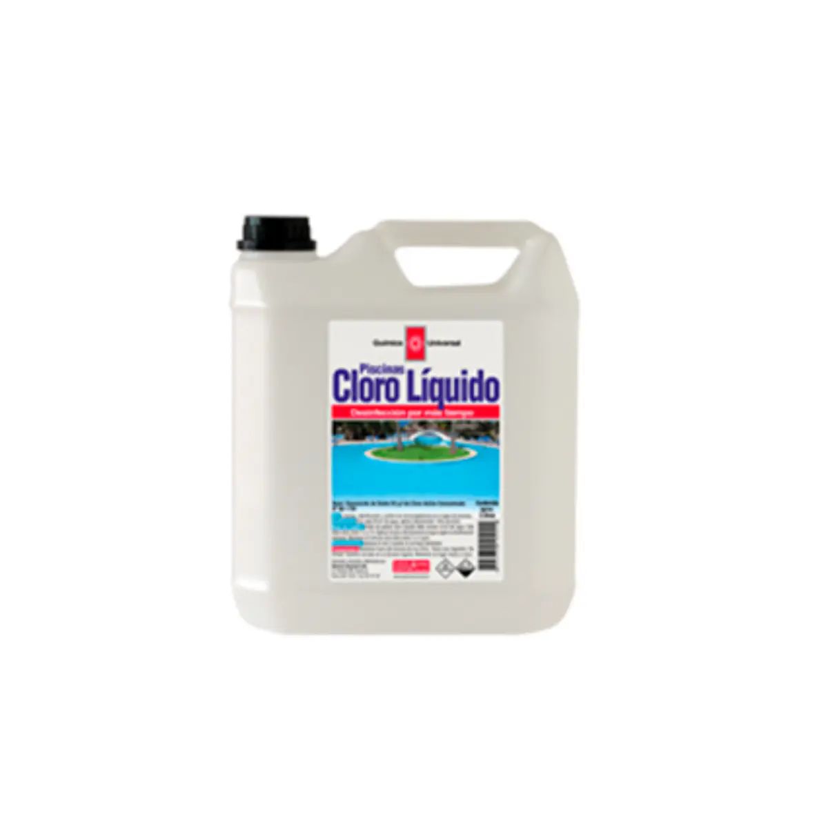 Cloro Liquido 10 litros, Química Universal (Mayor de 2)