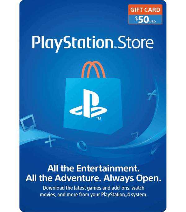 GIFT CARD PLAYSTATION 50 USD