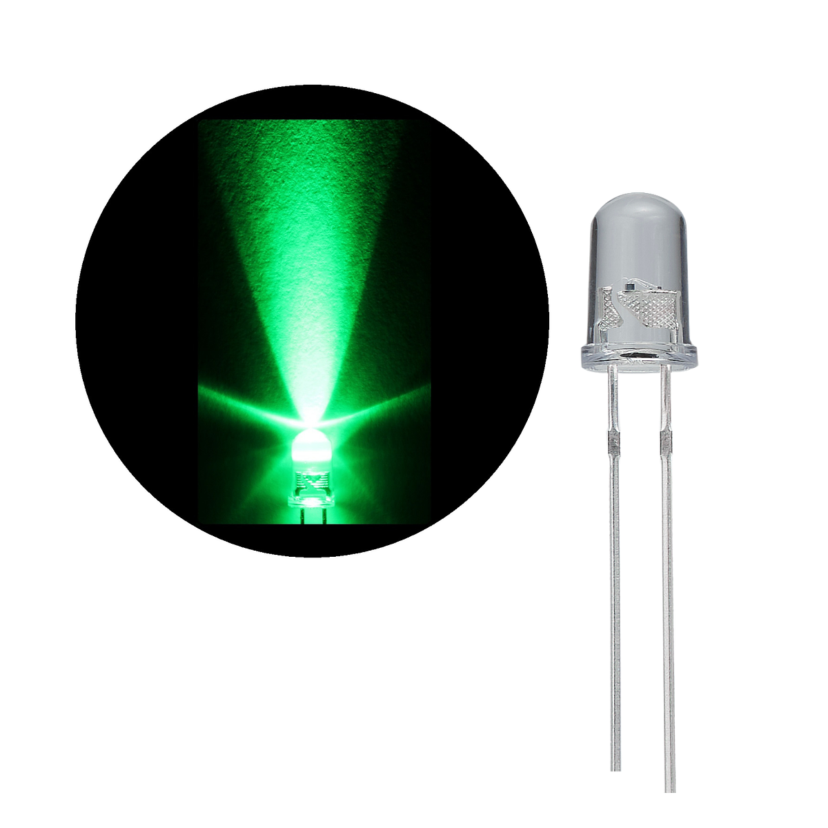 LED Ultrabrillante Verde 5mm
