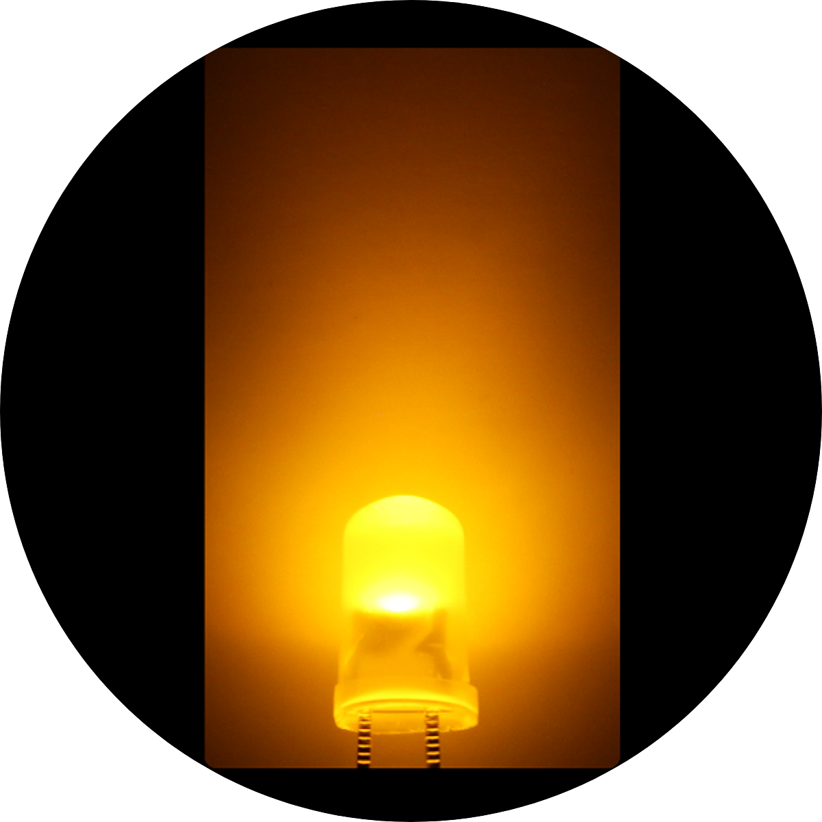 LED Ultrabrillante Amarillo Difuso 5mm