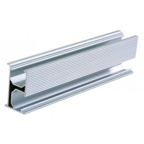 Perfil 4700mm con riel doble R2 para anclaje paneles solares