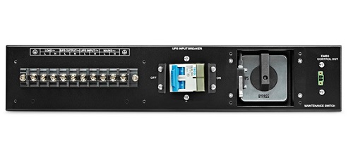 Tablero Bypass 6kVA ~ 10kVA monofásico para UPS (para rack)