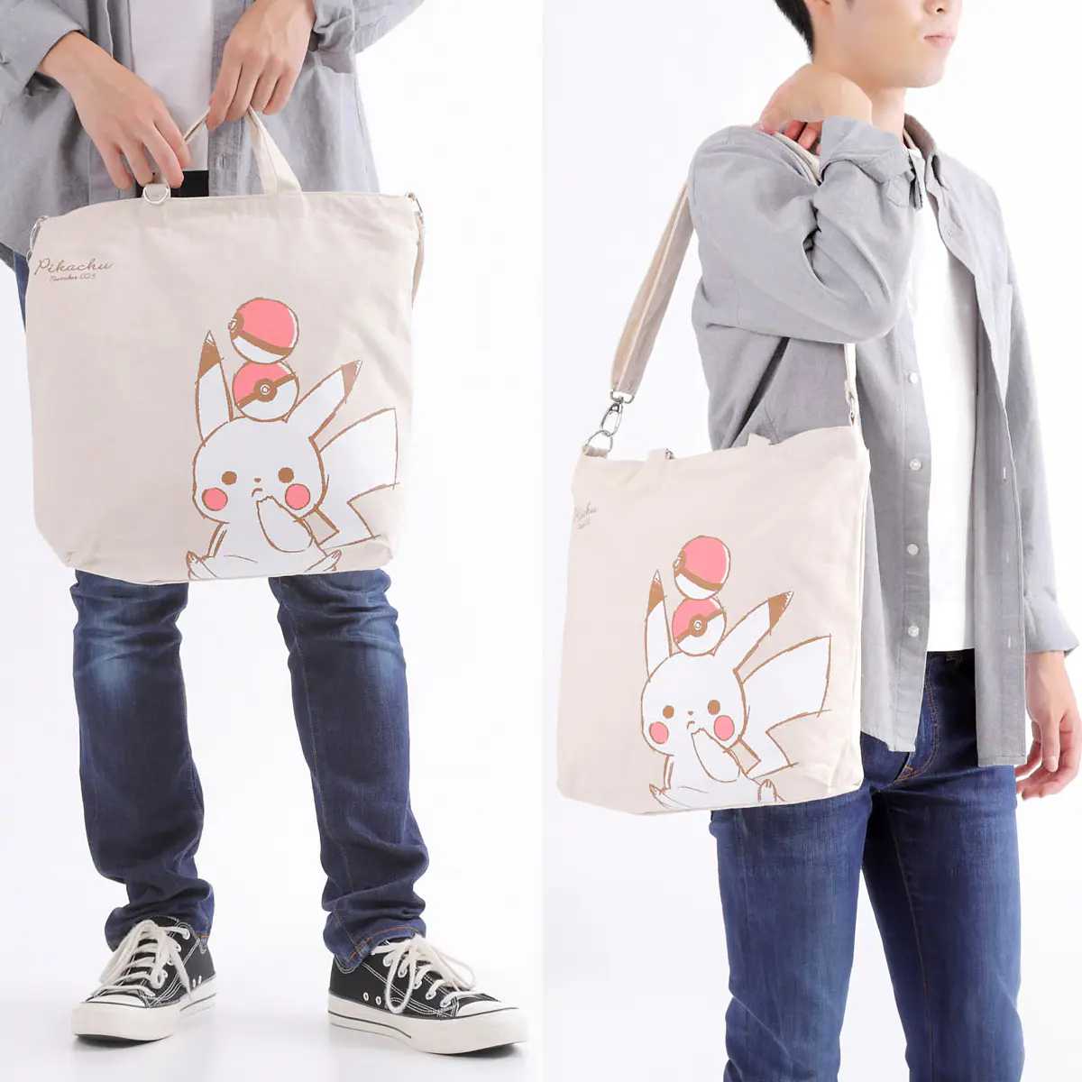 Bolso Tote · Pokébola · Pikachu Number 025 | Doki Doki Store