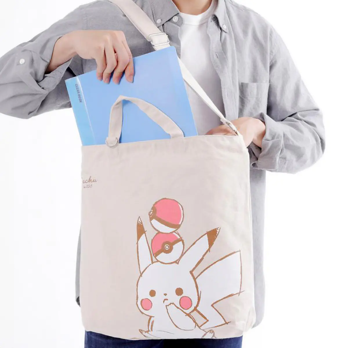 Bolso Tote · Pokébola · Pikachu Number 025 | Doki Doki Store