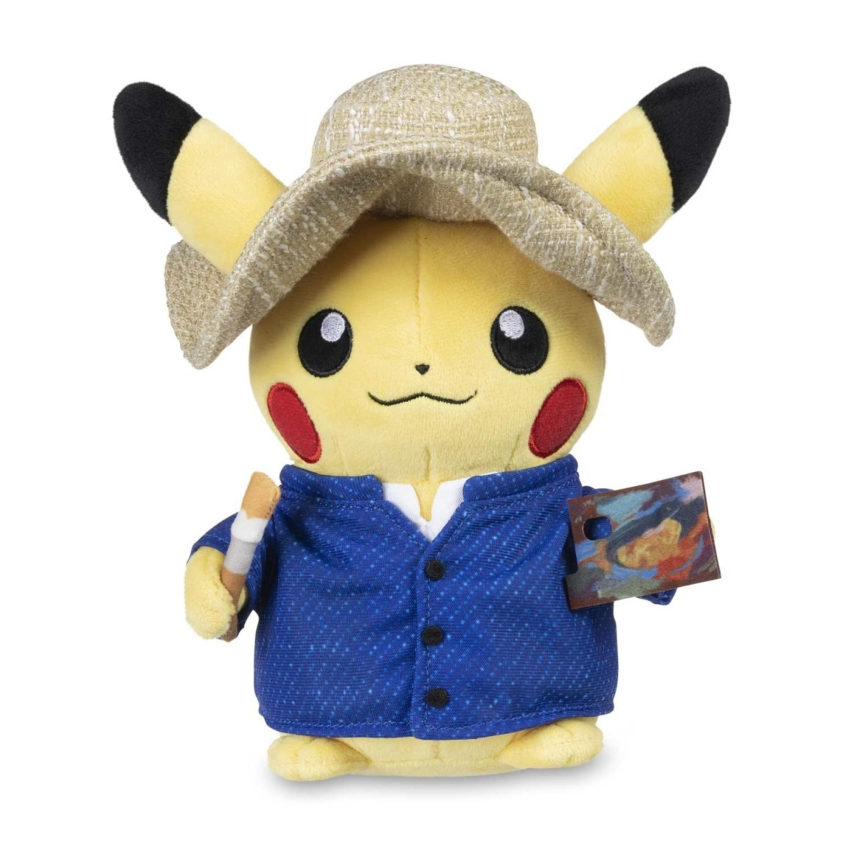 Pikachu Artista · Peluche · Pokémon Center x Van Gogh Museum | Doki Doki Store