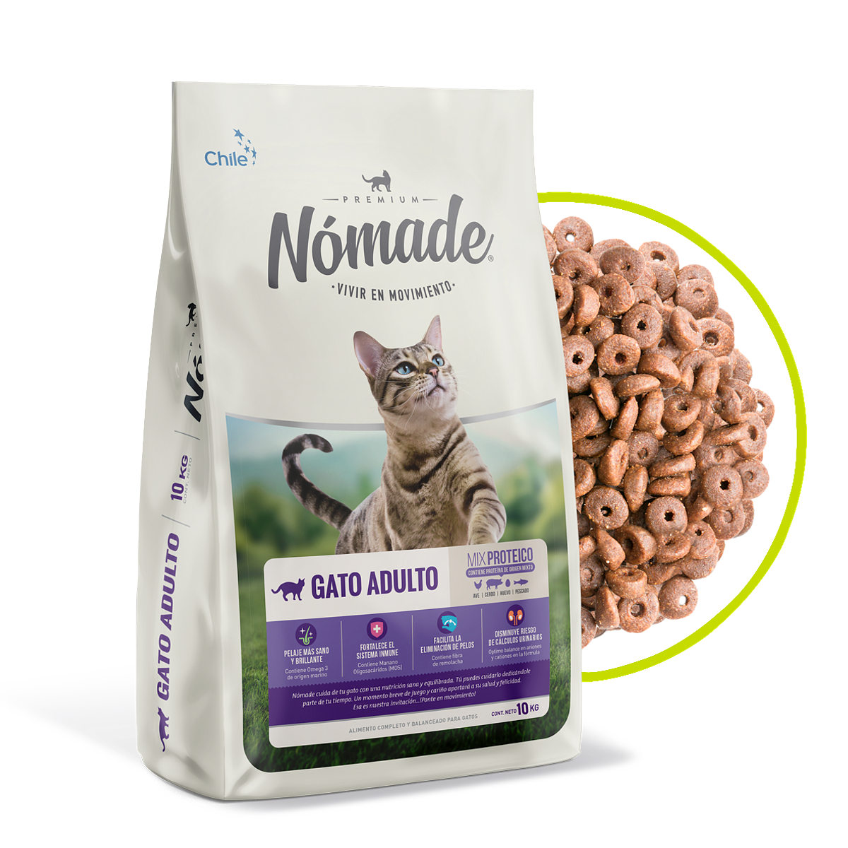 Nómade Gato Adulto 10 KG | Don Pachón - Tienda de Mascotas