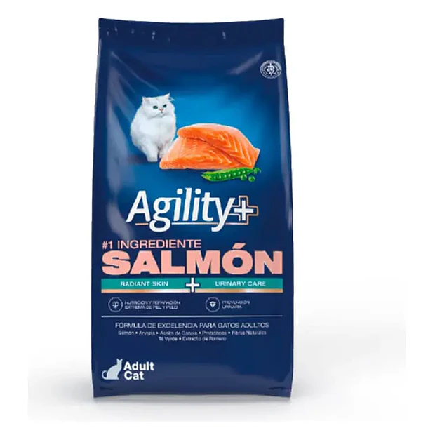 Agility+ Gato Adulto Salmon 10 KG | Don Pachón - Tienda de Mascotas