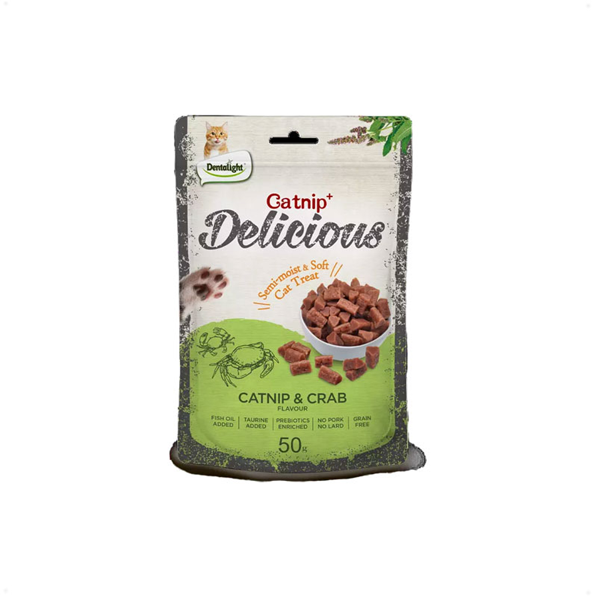 Snack Delicious Catnip y Cangrejo 50 Gr