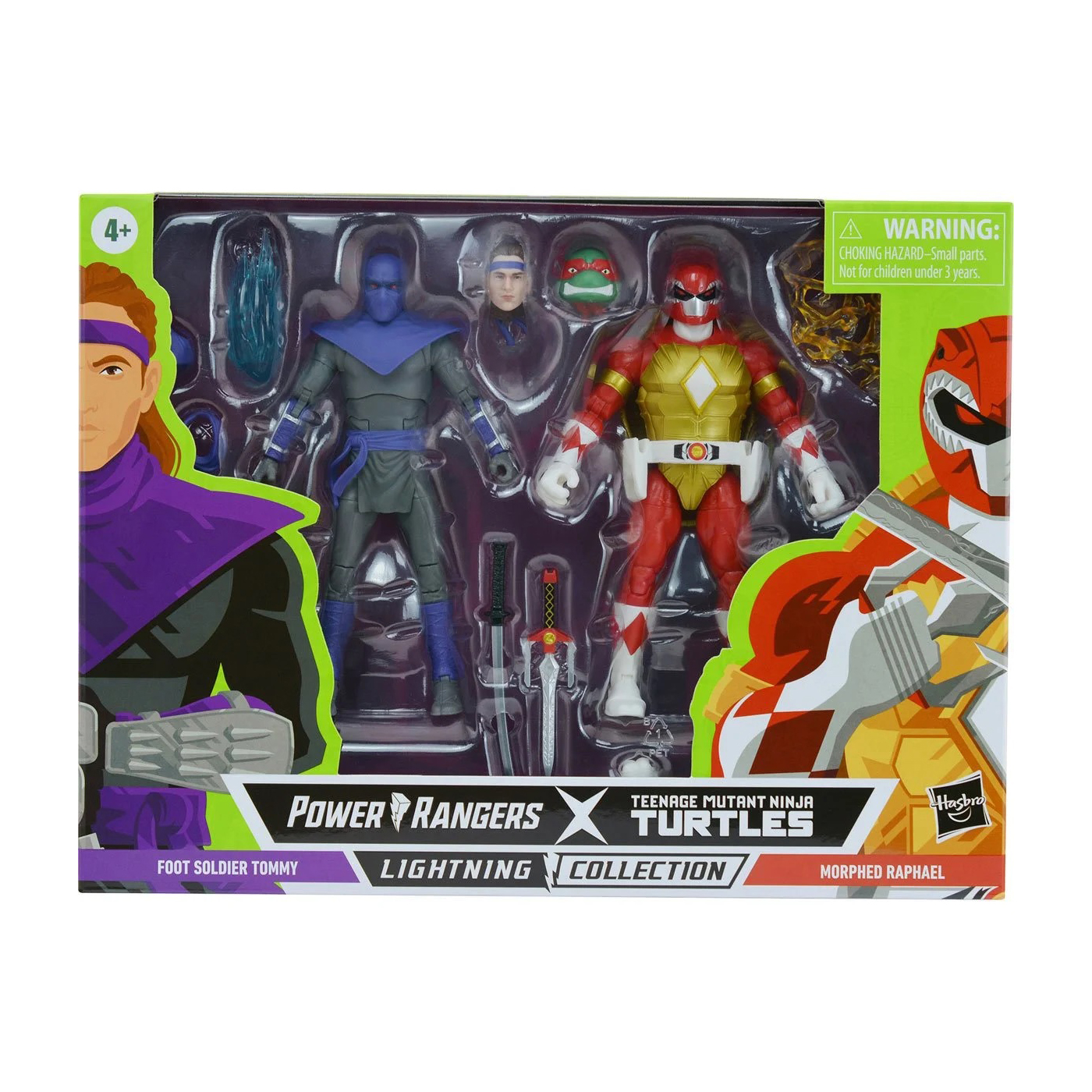 Foot Soldier Tommy & Morphed Raphael Power Rangers