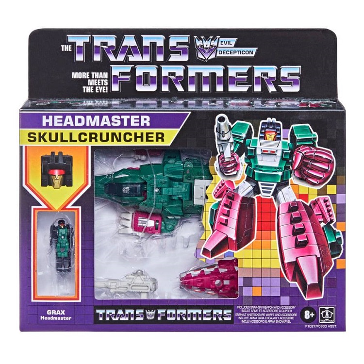 Skullcruncher Transformers Retro G1 Headmaster