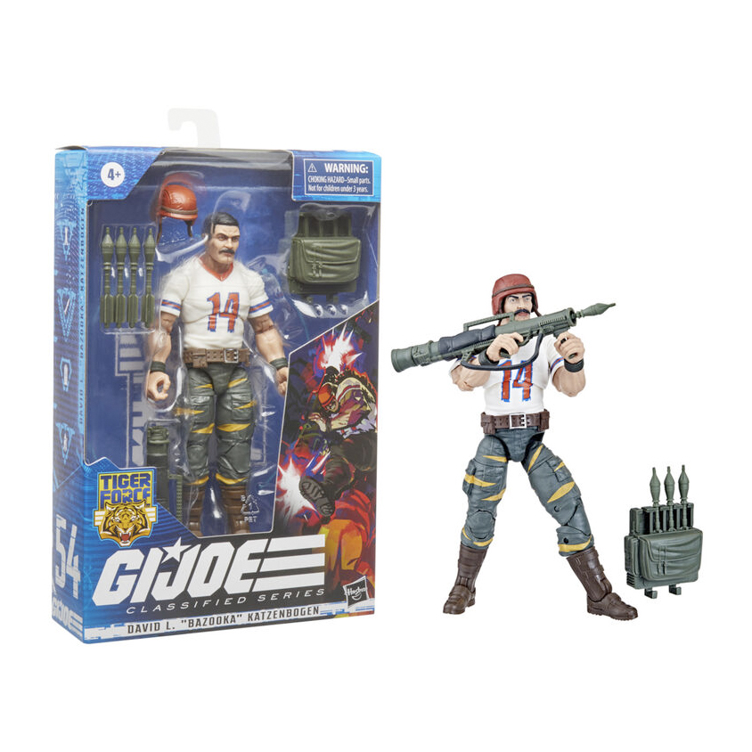 David L. Bazooka Katzenbogen Gi Joe Classified Series Tige