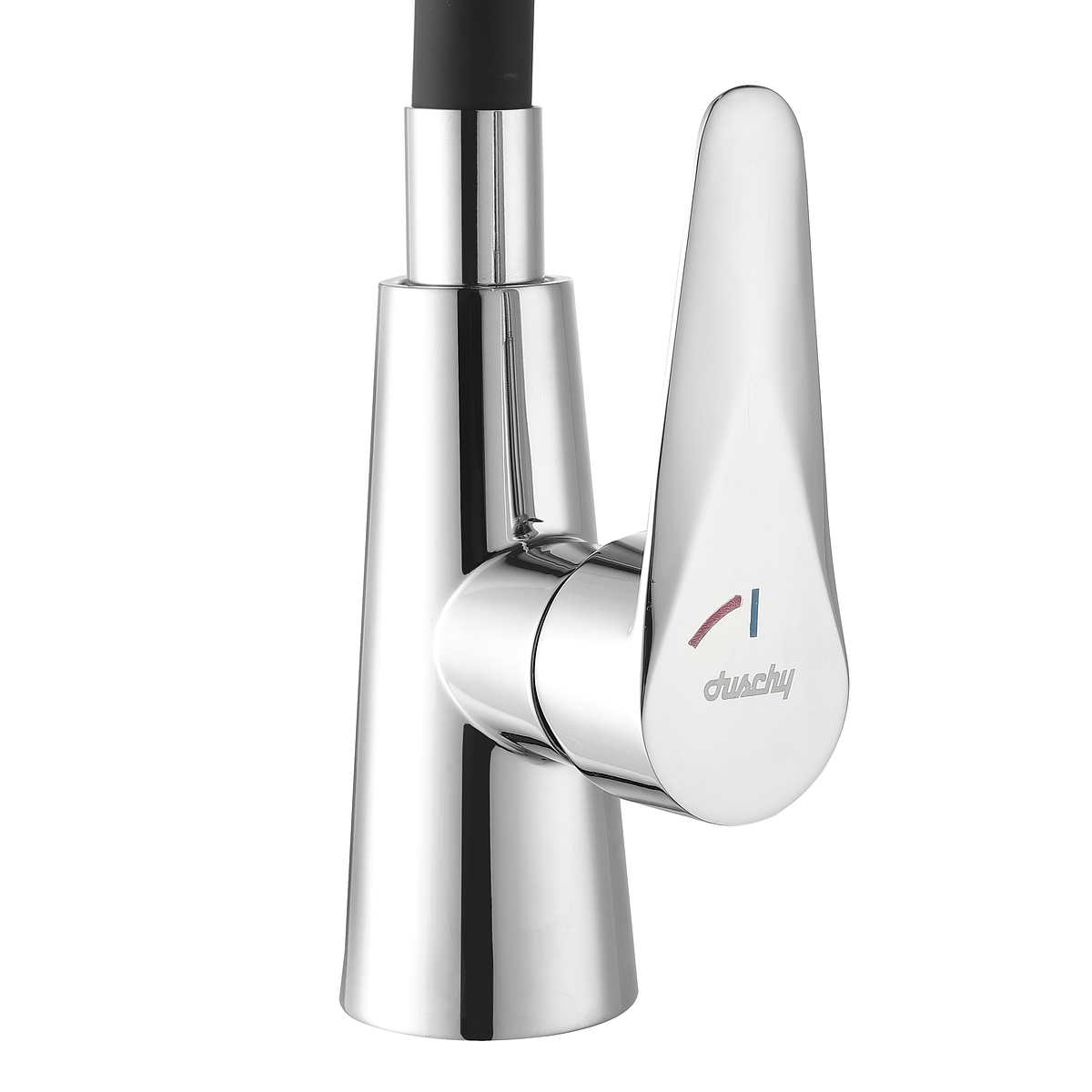 Monomando cocina - Flexible negro Coolstart