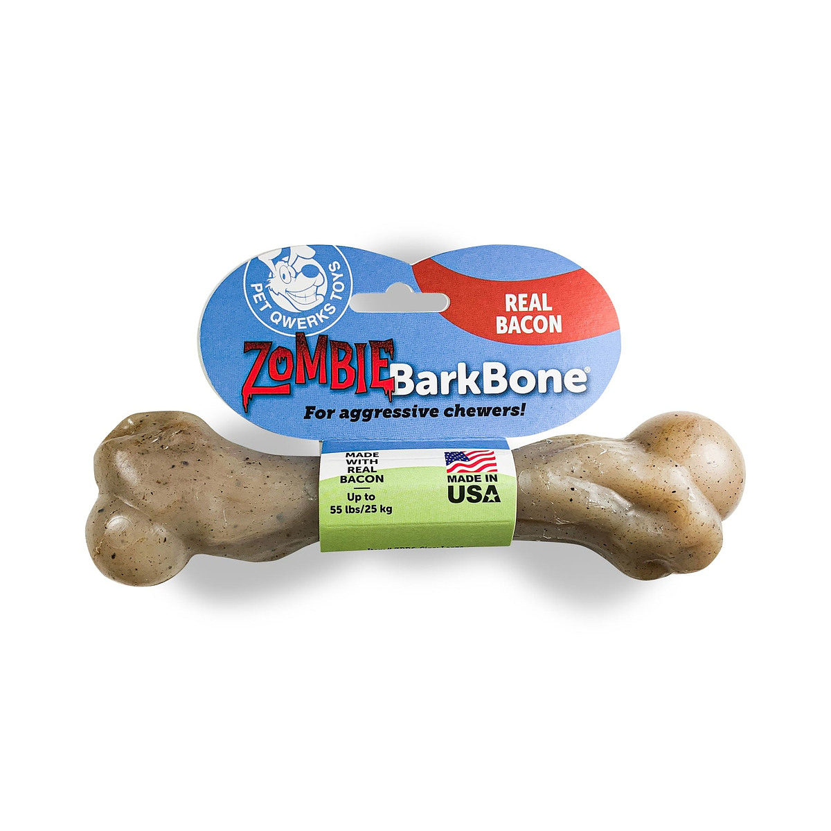 PET QWERKS - Zombie Bacon BarkBone