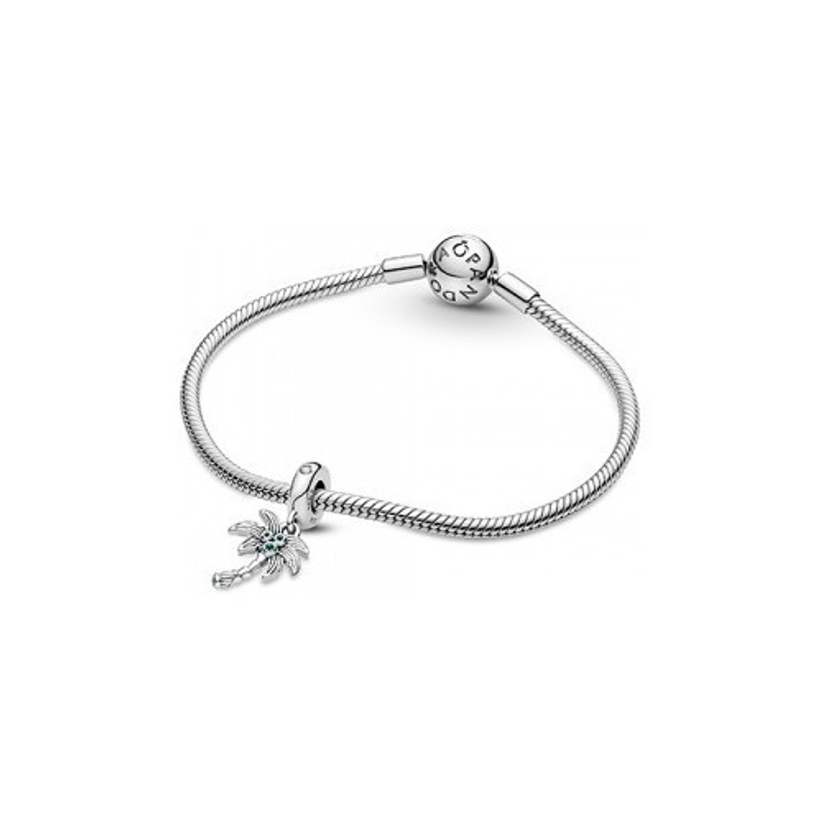 Charm Colgante Palmera Playa Verano Plata 925 Estilo Pandora