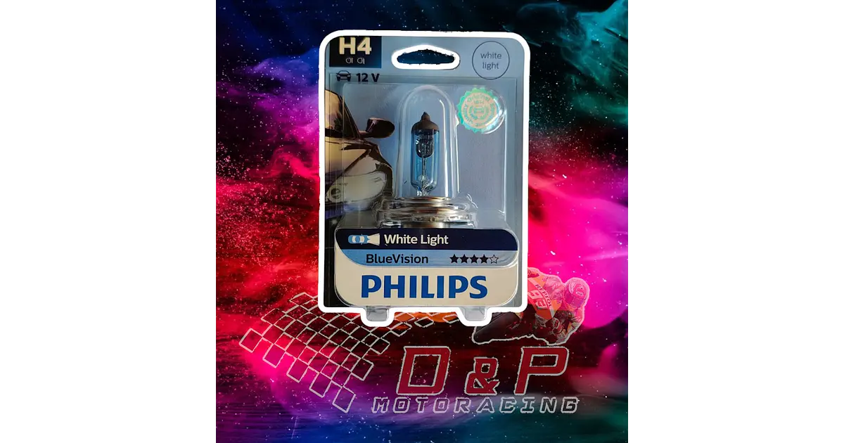 ampolleta h4 blue vision philips