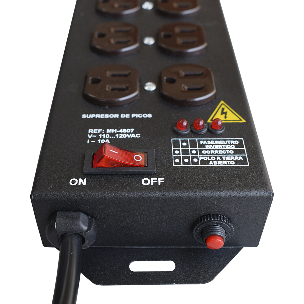 Multitoma de Pared con 6 salidas | DAGA S.A - TIENDA EN LINEA