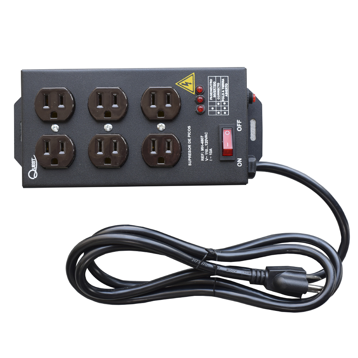 Multitoma de Pared con 6 salidas | DAGA S.A - TIENDA EN LINEA