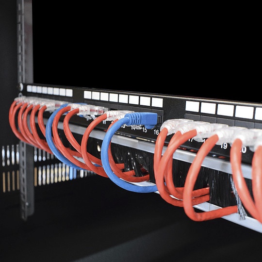 Panel Pasa Cables Con Cepillo