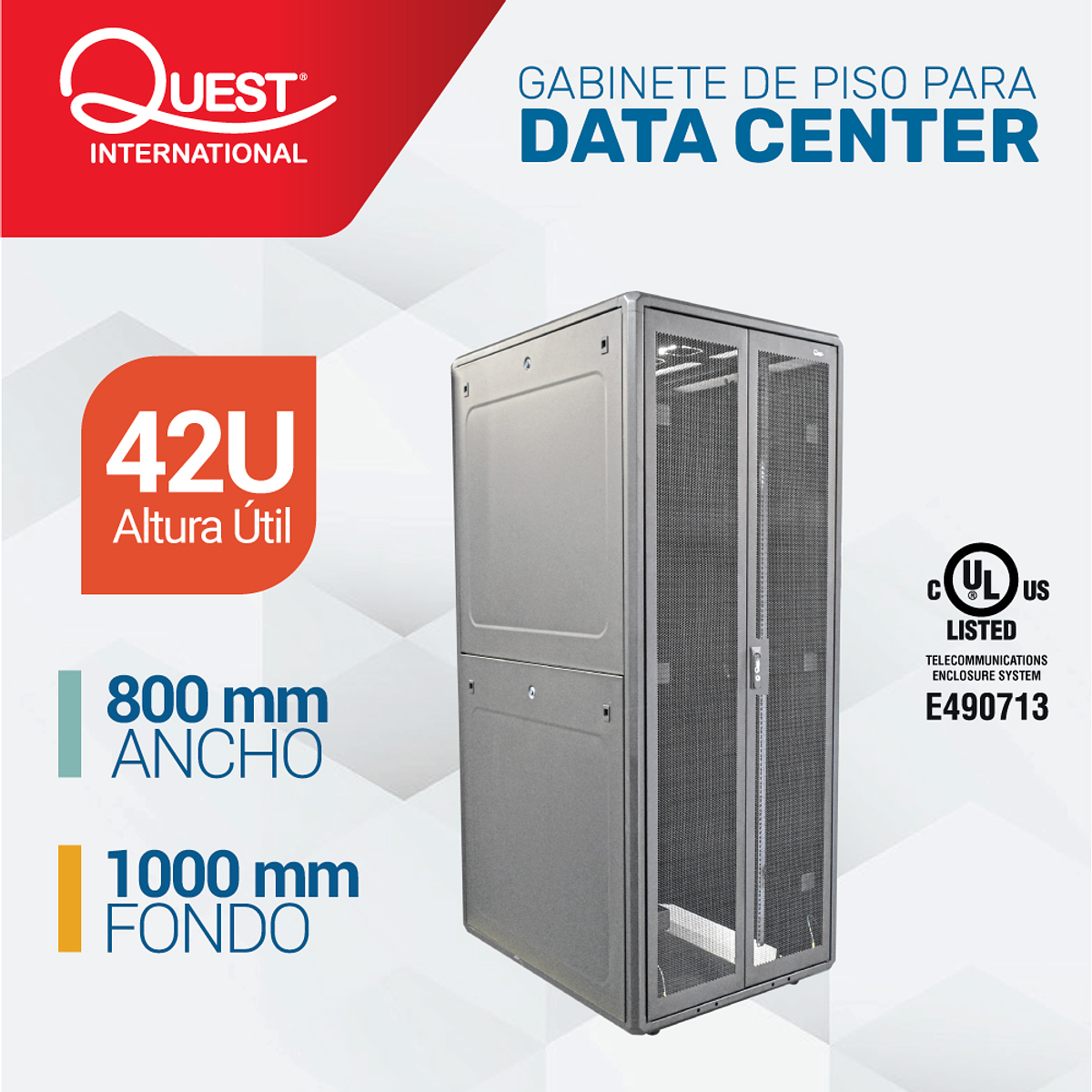 Gabinetes para sistemas de Cableado Estructurado