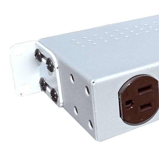 Multitoma Horizontal de 10 entradas NEMA 5-15R