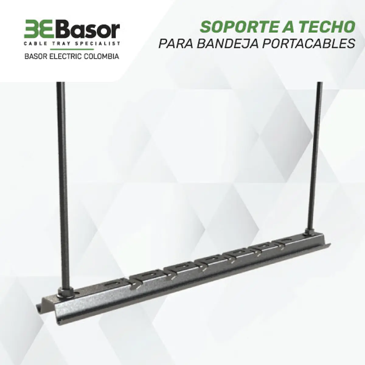 Soporte a Techo para Bandeja Portacable Tipo Malla | DAGA S.A - TIENDA ...