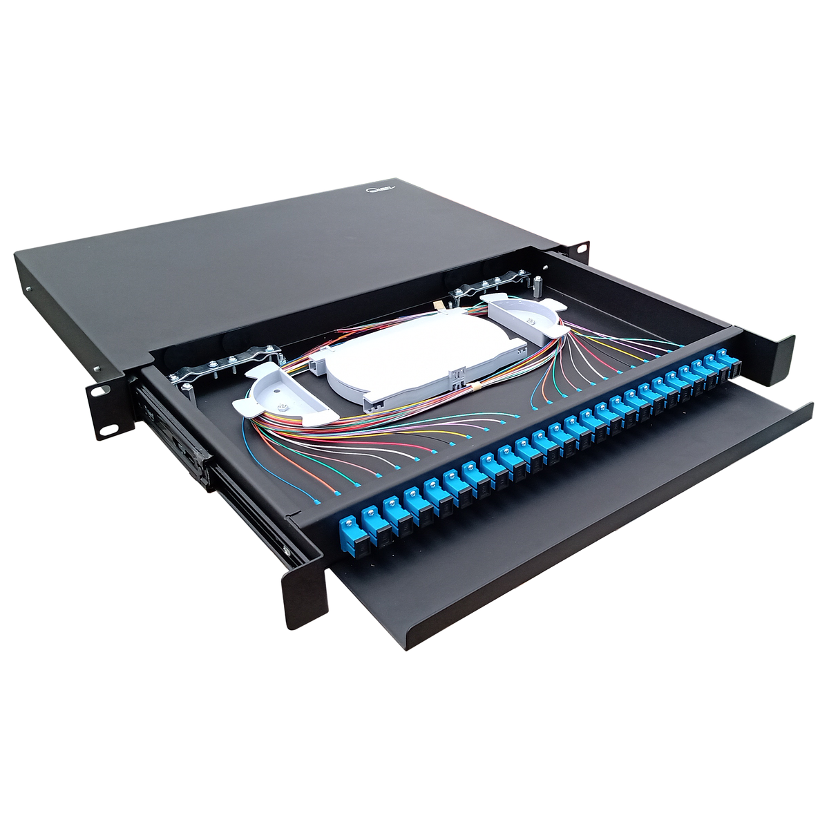 ODF de extracción frontal con 24 adaptadores SC/UPC Simplex | DAGA S.A - TIENDA EN LINEA