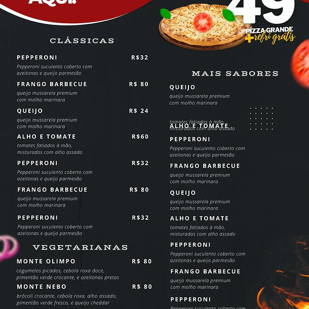 Pack Canva Cardápios Menus Templates Editáveis 10 Artes