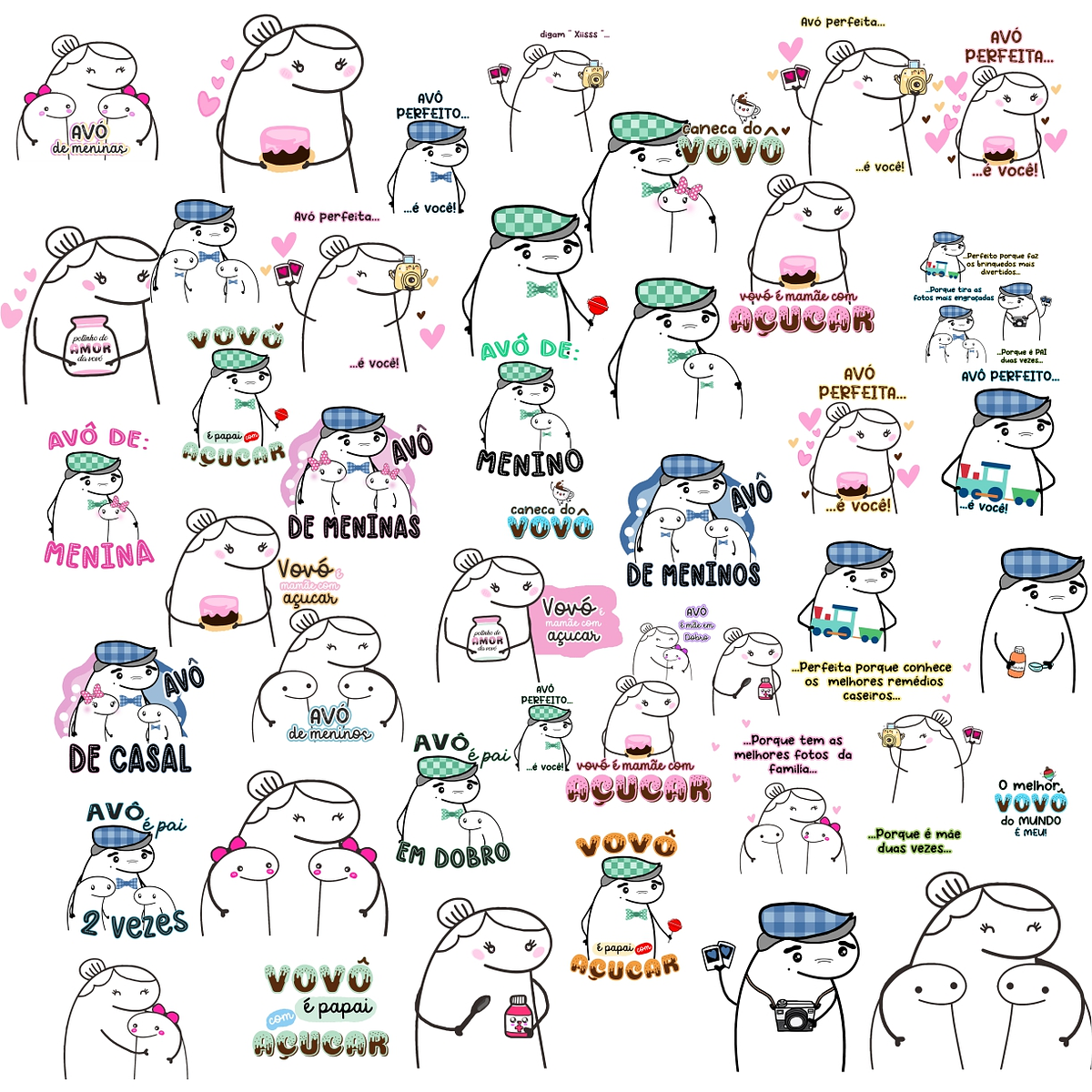 Kit Artes Flork Dia dos Avós e Outros 2022 Completo