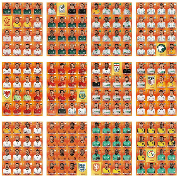 Figurinhas da Copa em PDF - Todas Figurinhas para Imprimir