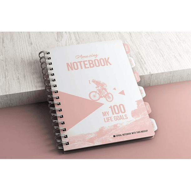 Mockup para Agendas Modelo 6 em Photoshop