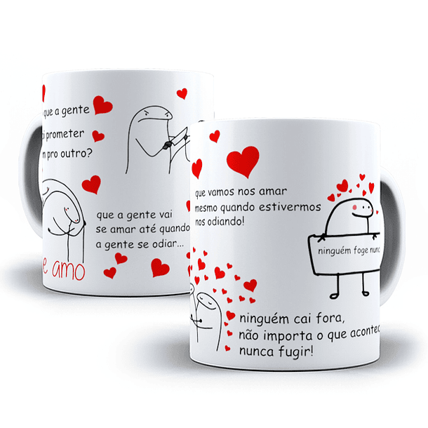 Arte Caneca O que a Gente vai Prometer um pro Outro? Arquivo