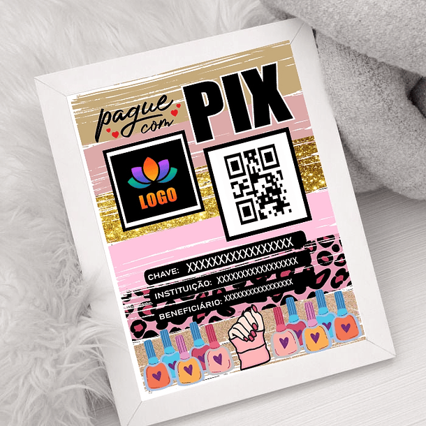 10 Artes Plaquinha Pix Arquivo em CorelDraw