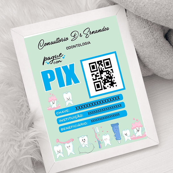 10 Artes Plaquinha Pix Arquivo em CorelDraw