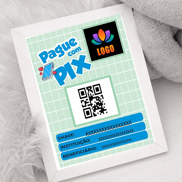 10 Artes Plaquinha Pix Arquivo em CorelDraw