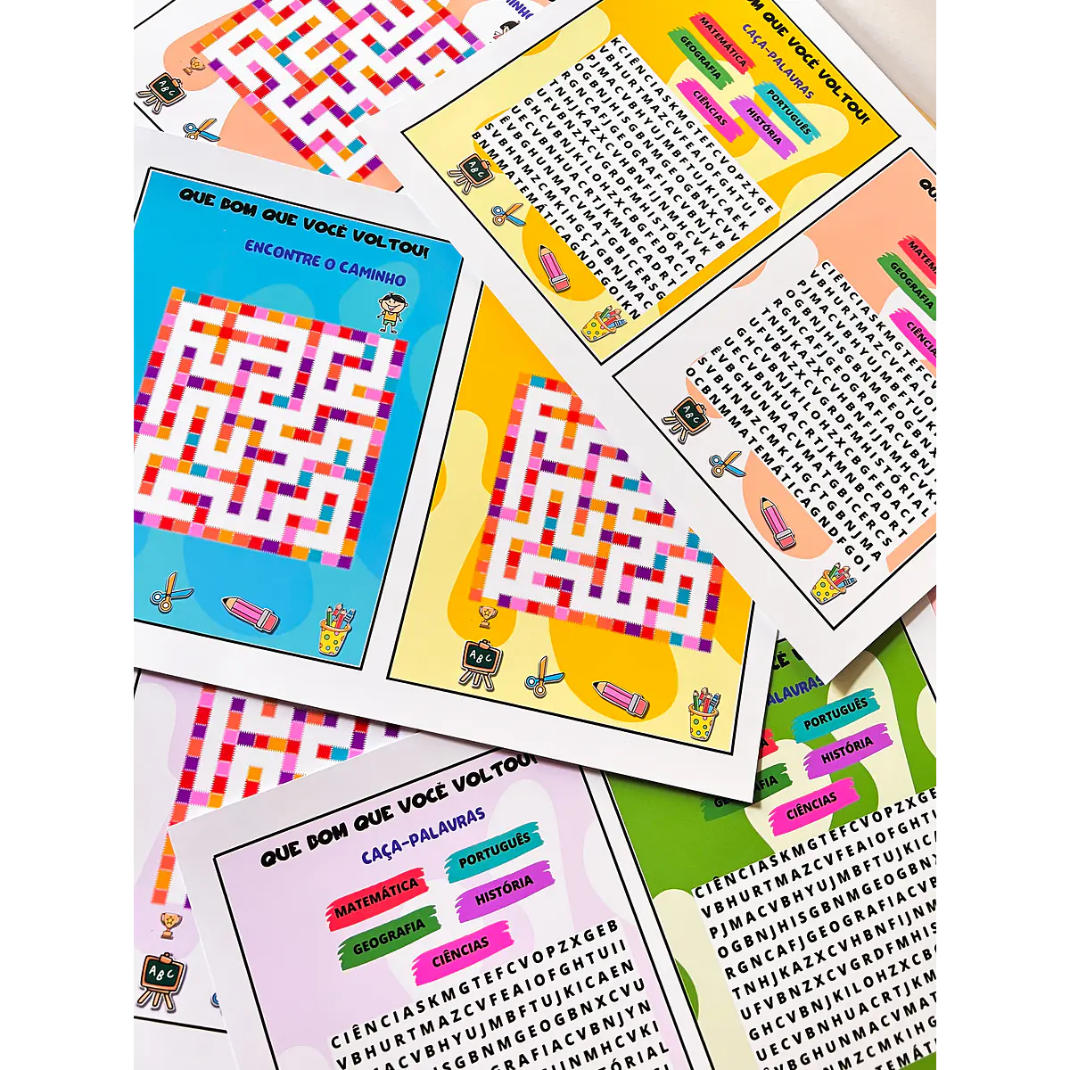Arquivo Mini Jogo Labirinto Volta as Aulas em Pdf
