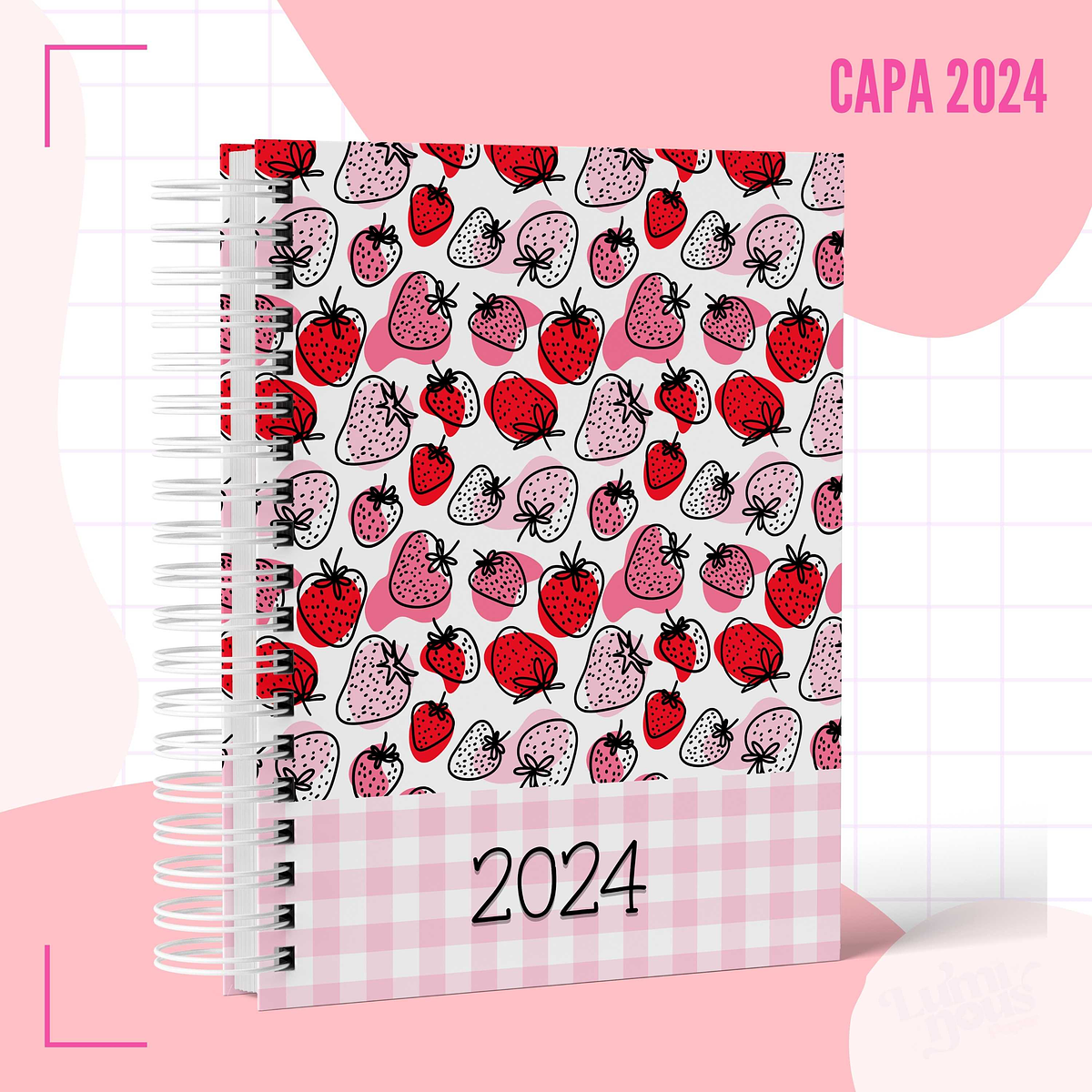 50 Artes para Capas Agendas 2024 Arquivo em Jpg