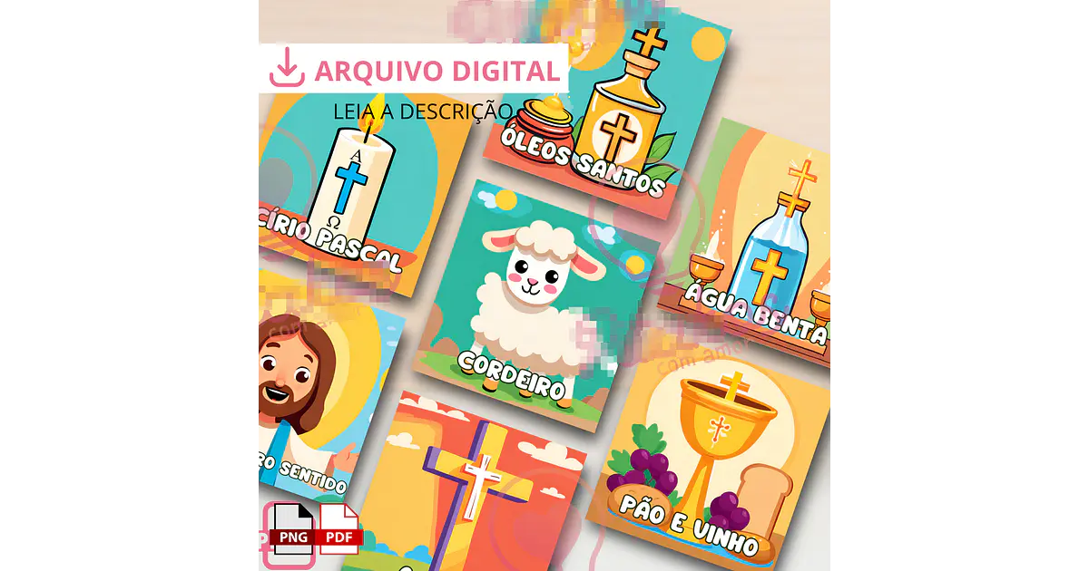 Arquivo Jogo da Memória Pascoa Cristã em Pdf