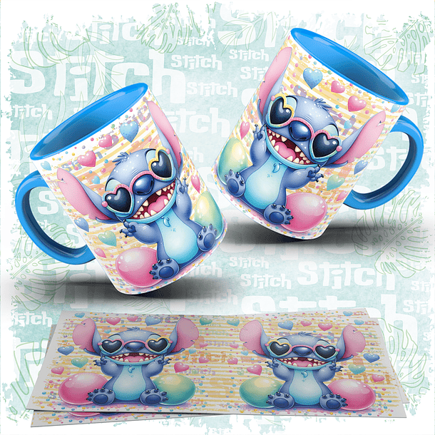 10 Artes para Caneca Stitch Arquivo em Jpg