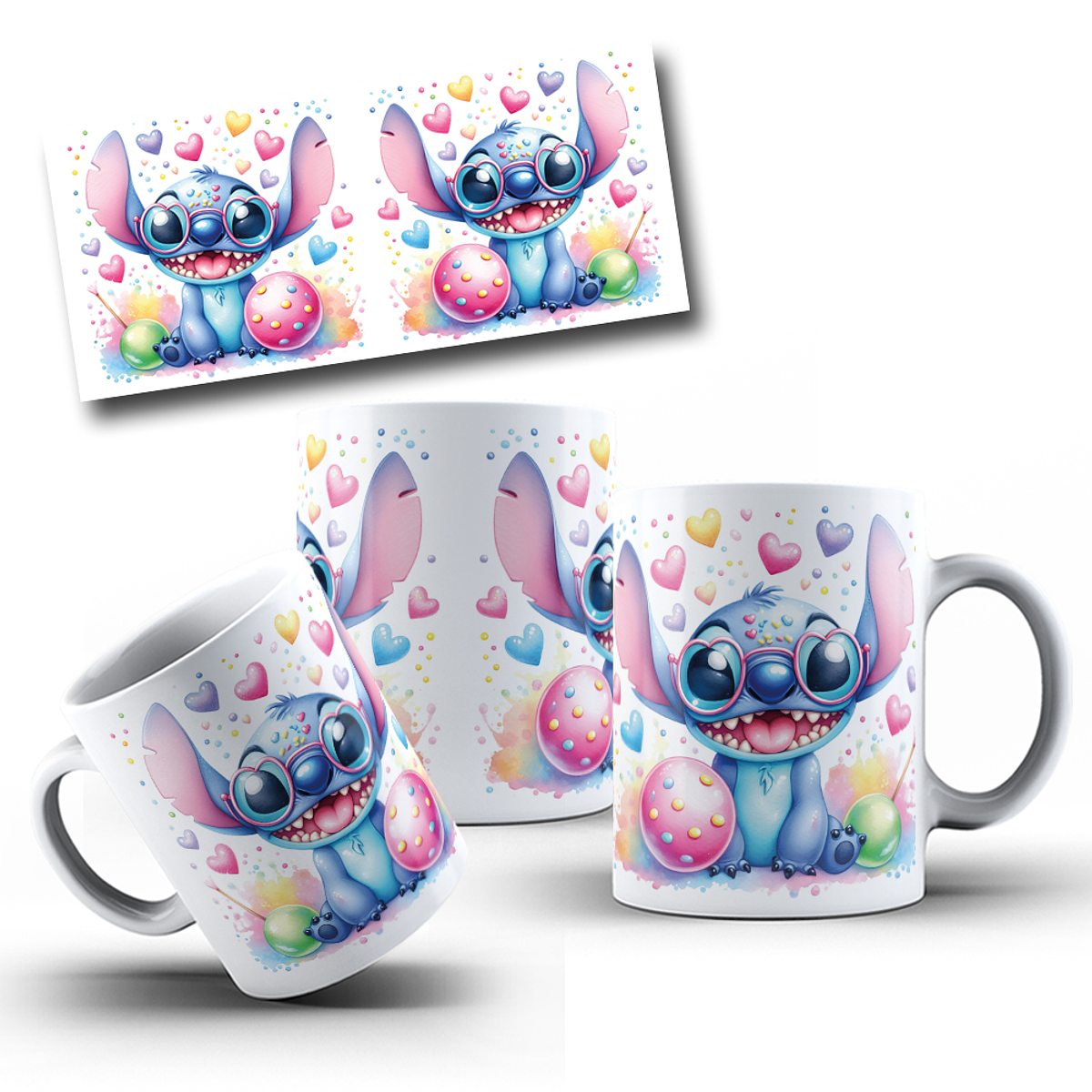 40 Artes para Caneca Stitch Arquivos em Jpg